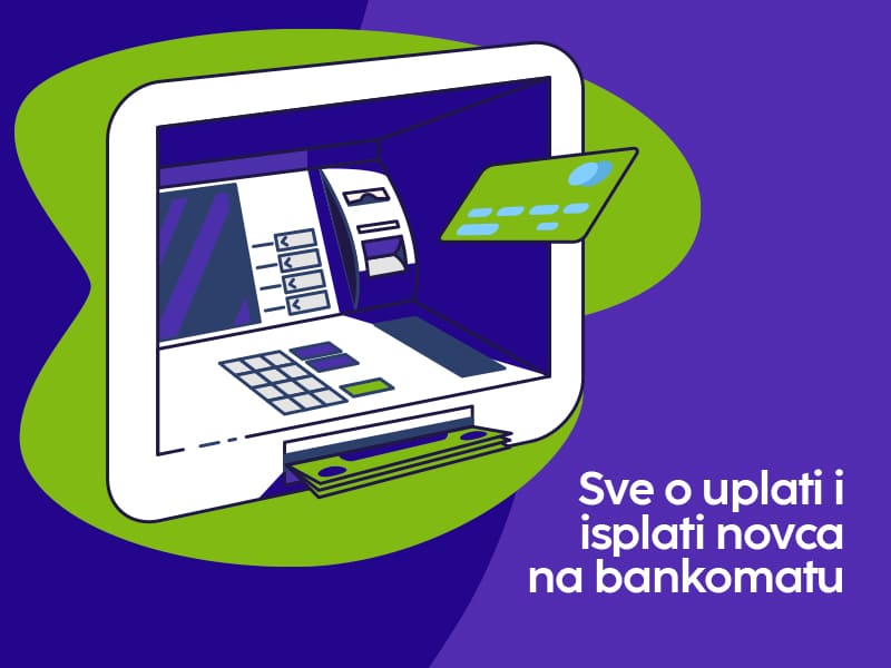 Uplata novca i isplata evra na bankomatu